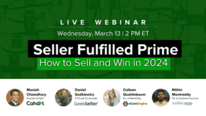 Amazon SFP (Seller Fulfilled Prime) Webinar 2024: Thank you